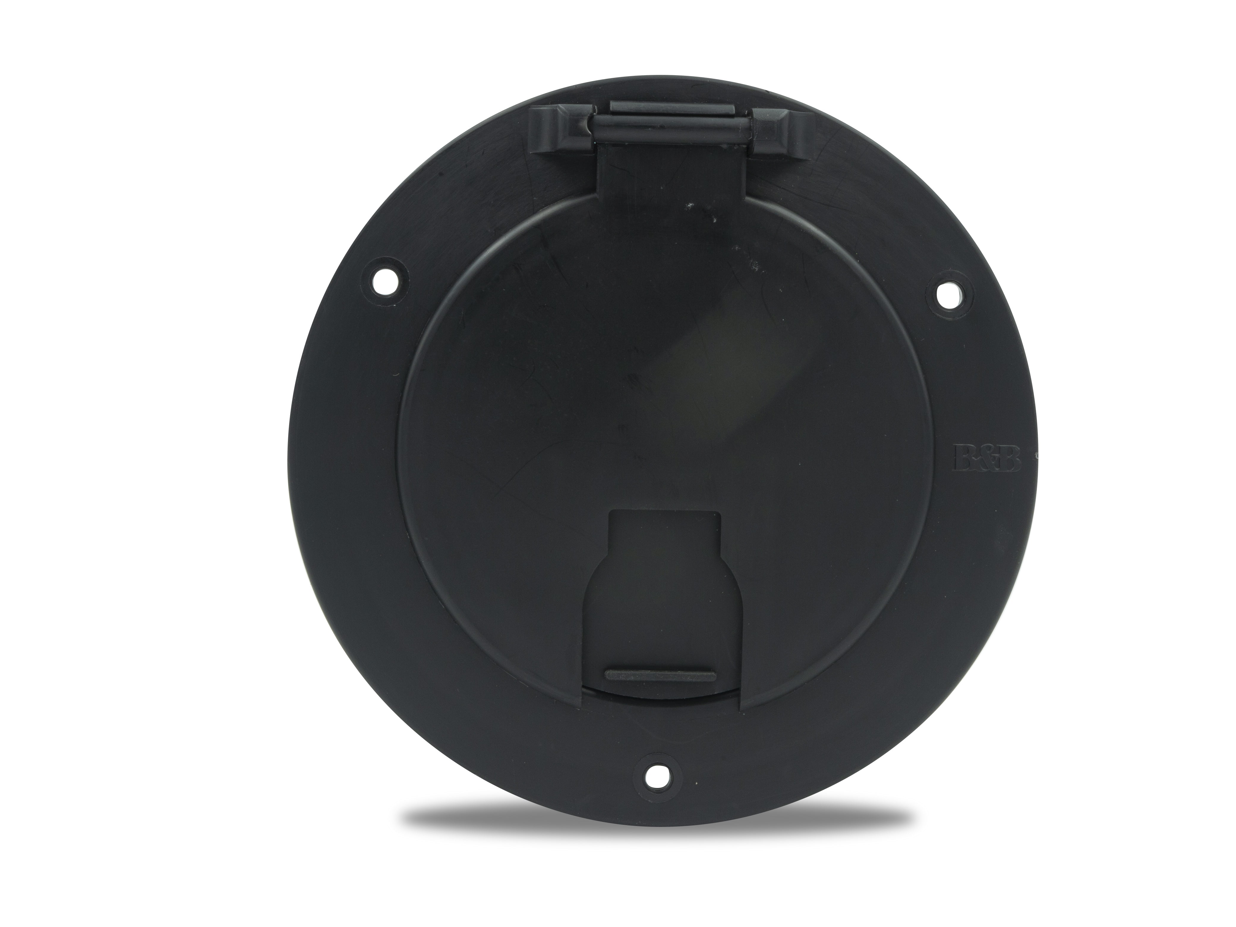 B&B Molders RV Camper Deluxe Round Electric Cable Cord/Jack Hatch ...