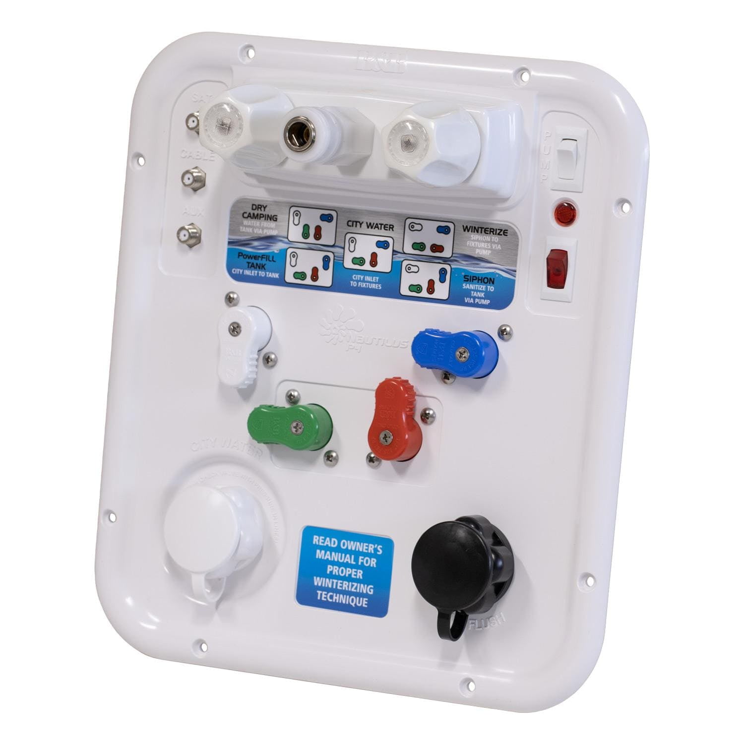 B&B Molders RV Nautilus P4 H2O System, Polar White - Walmart.com