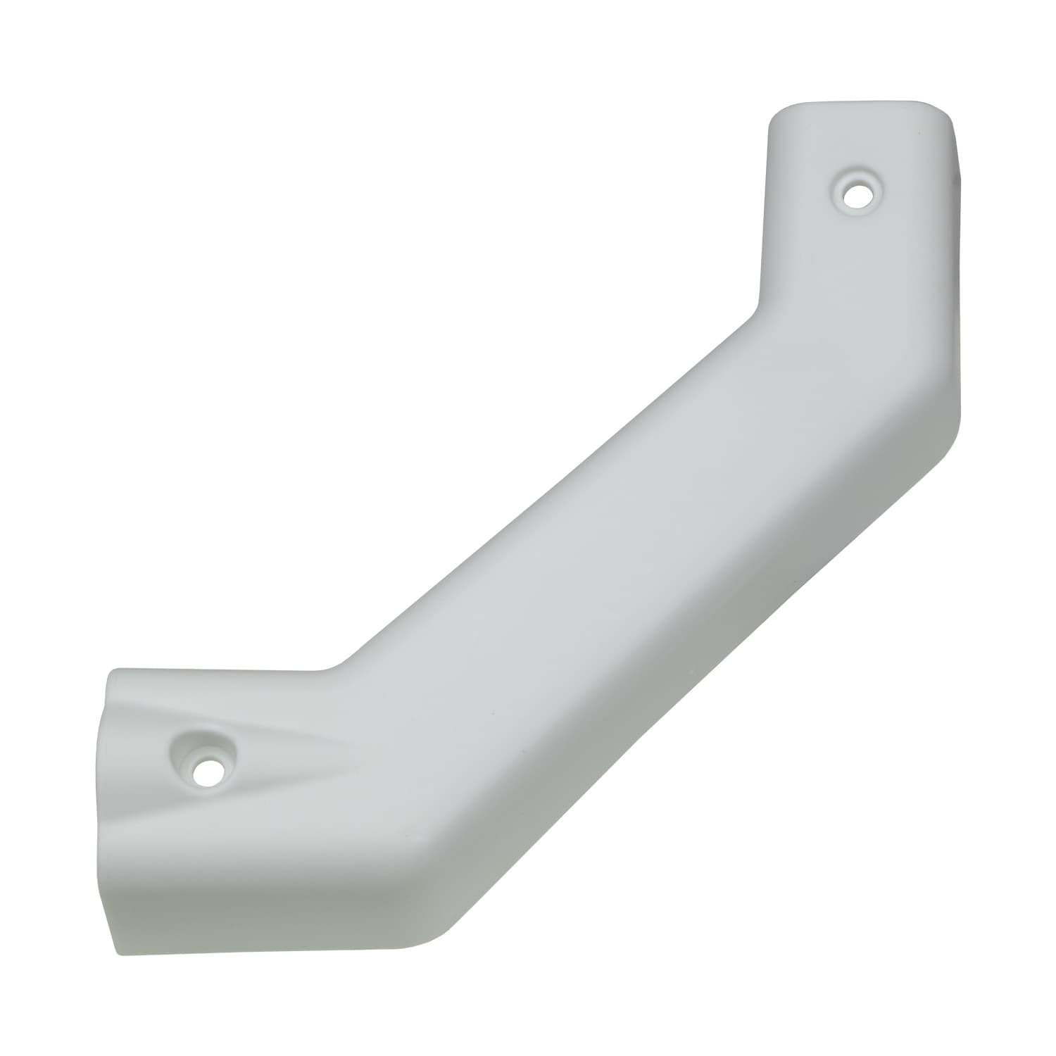 B&B Molders RV Right Bottom Angled Corner Extrusion Cover, Fiji White ...
