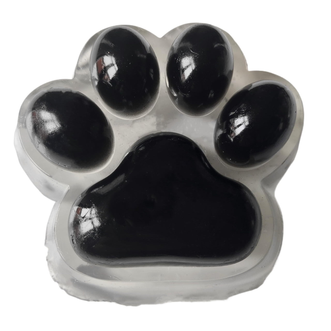 B Big Cat Paw Squishy Toy, Clear Cat Paw Squeeze Toys, Squishy Stress ...