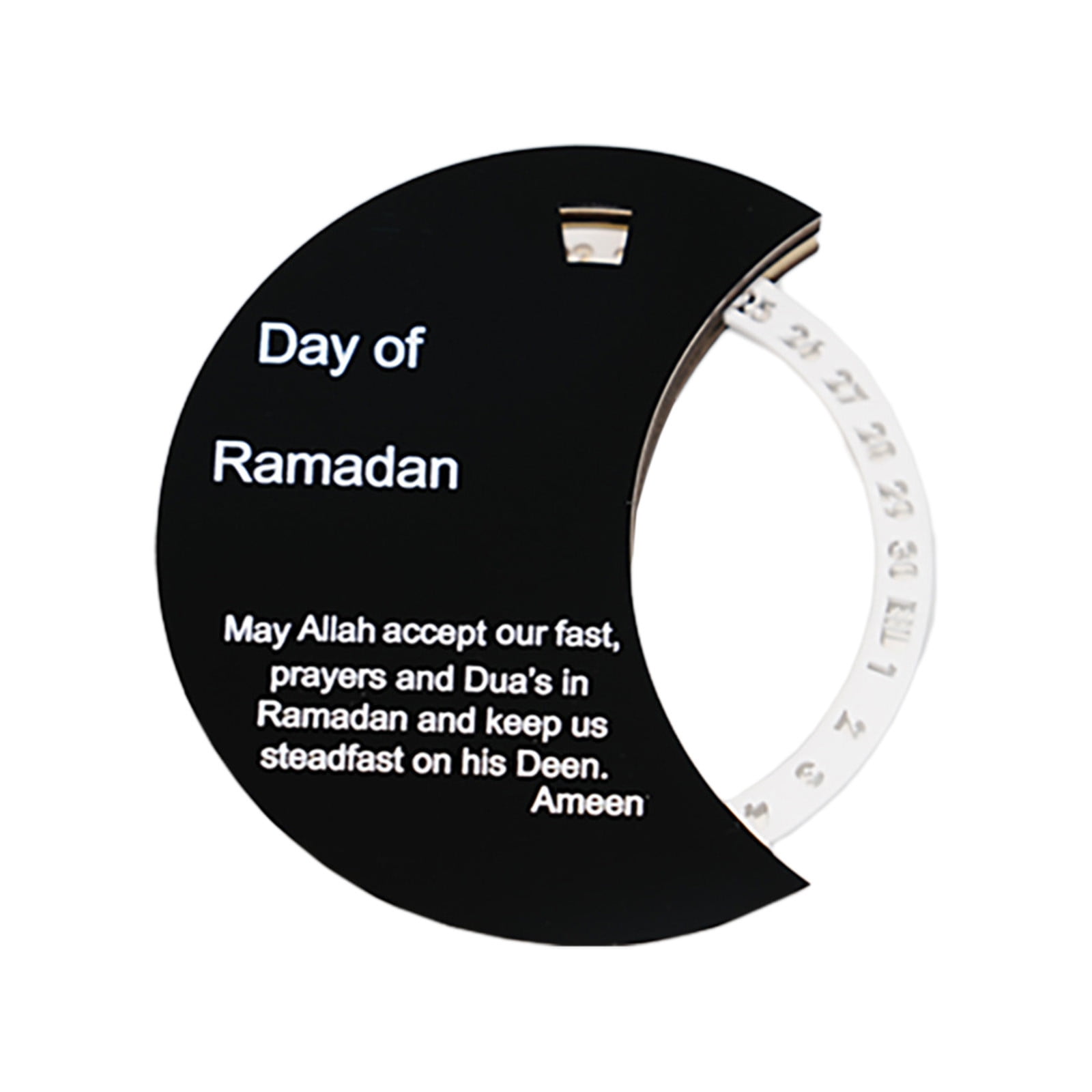 B Black Rotatable Magnetic Fridge Calendar Advent Countdown Round ...