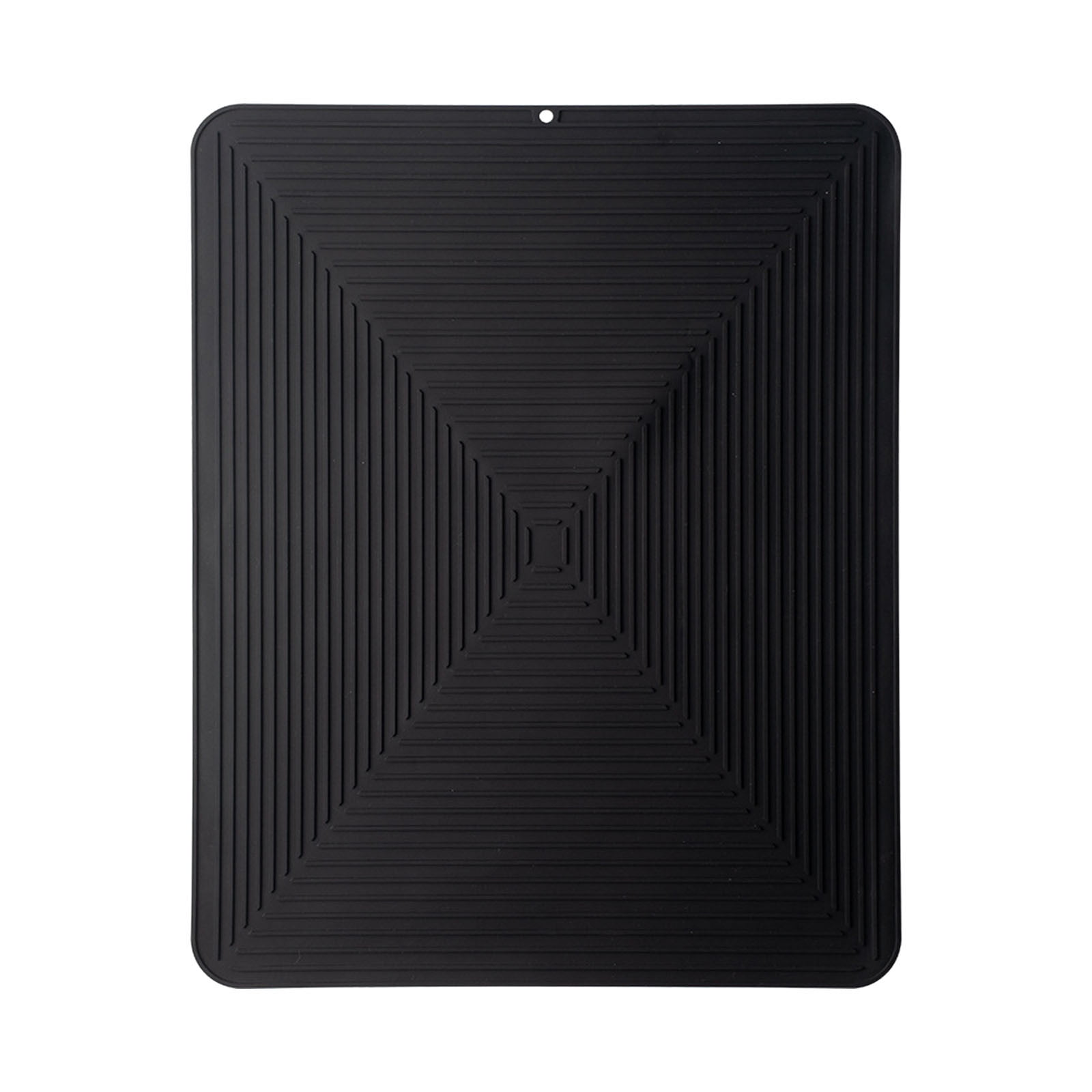 B Black Rubber Placemat For Dining Or Bar Use Heat Resistant And Easy ...