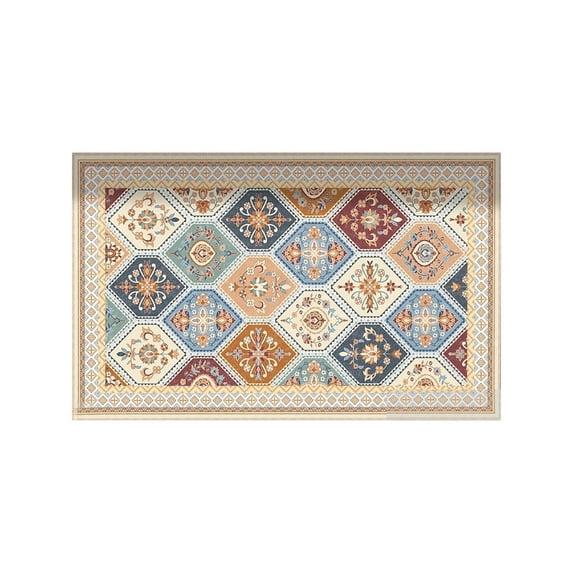 B Bohemian Style Entrance Door Mat For Home Decor Living Room Bedroom ...