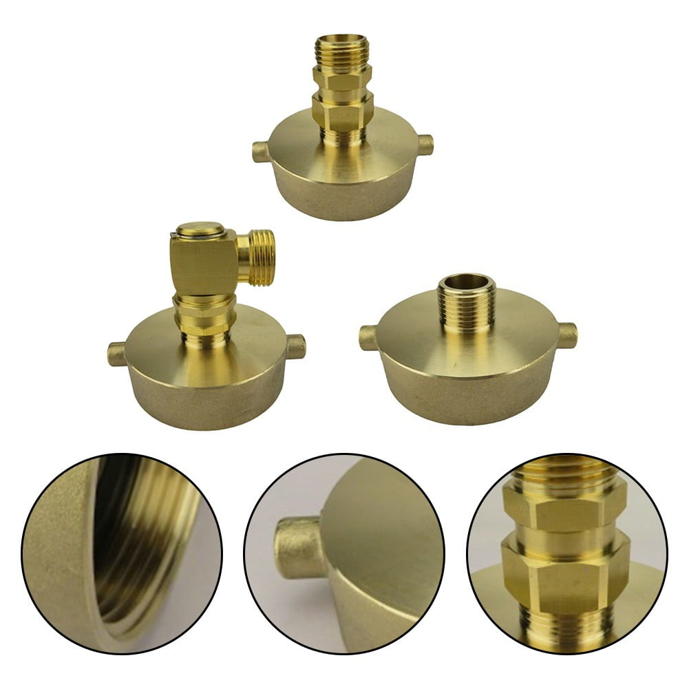 B Brass Fire Hydrant Fitting 2-1/2" Nst (Nh) Female X 3/4" Ght Hose ...