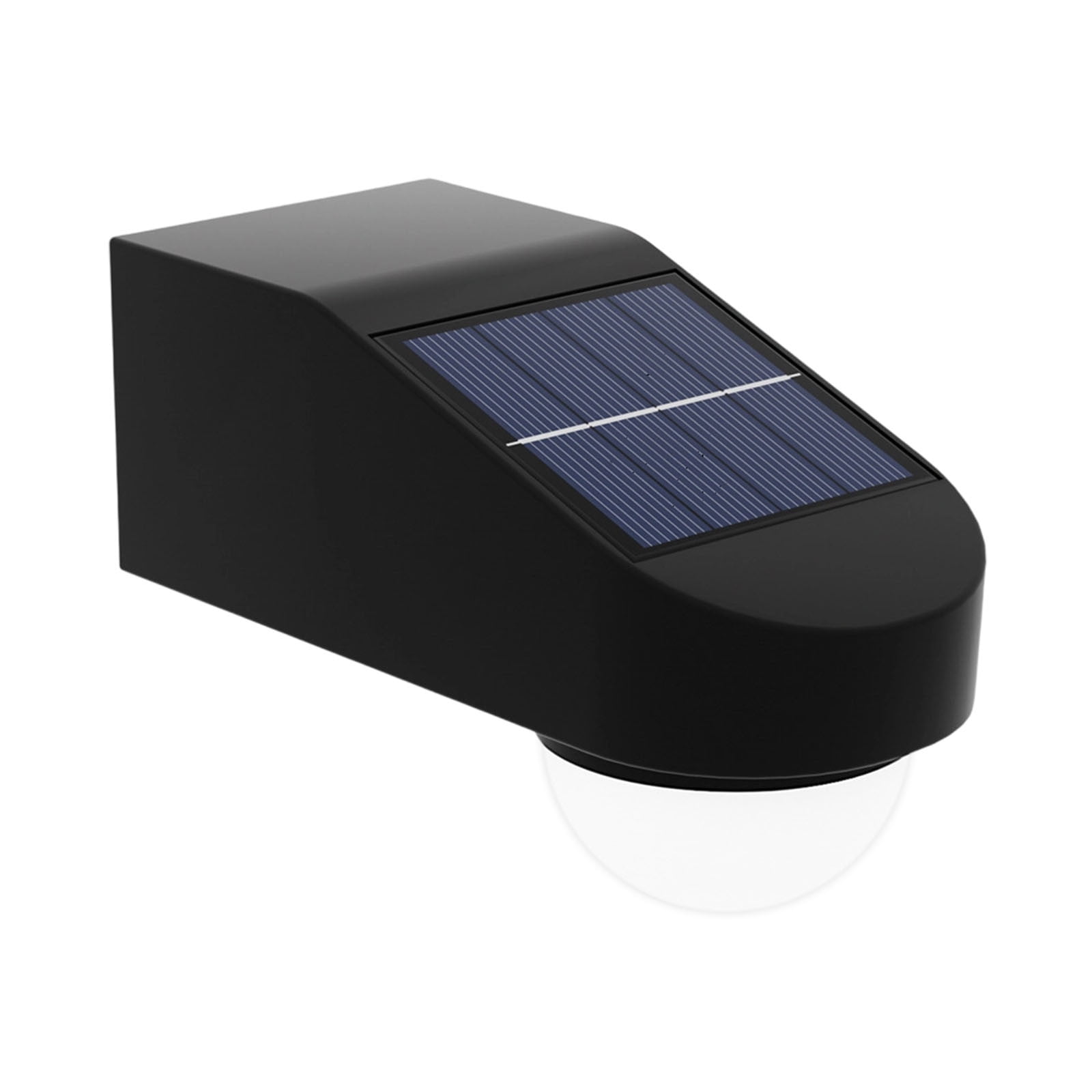 B Bright White Solar Powered Exterior Wall Light Weatherproof Design ...