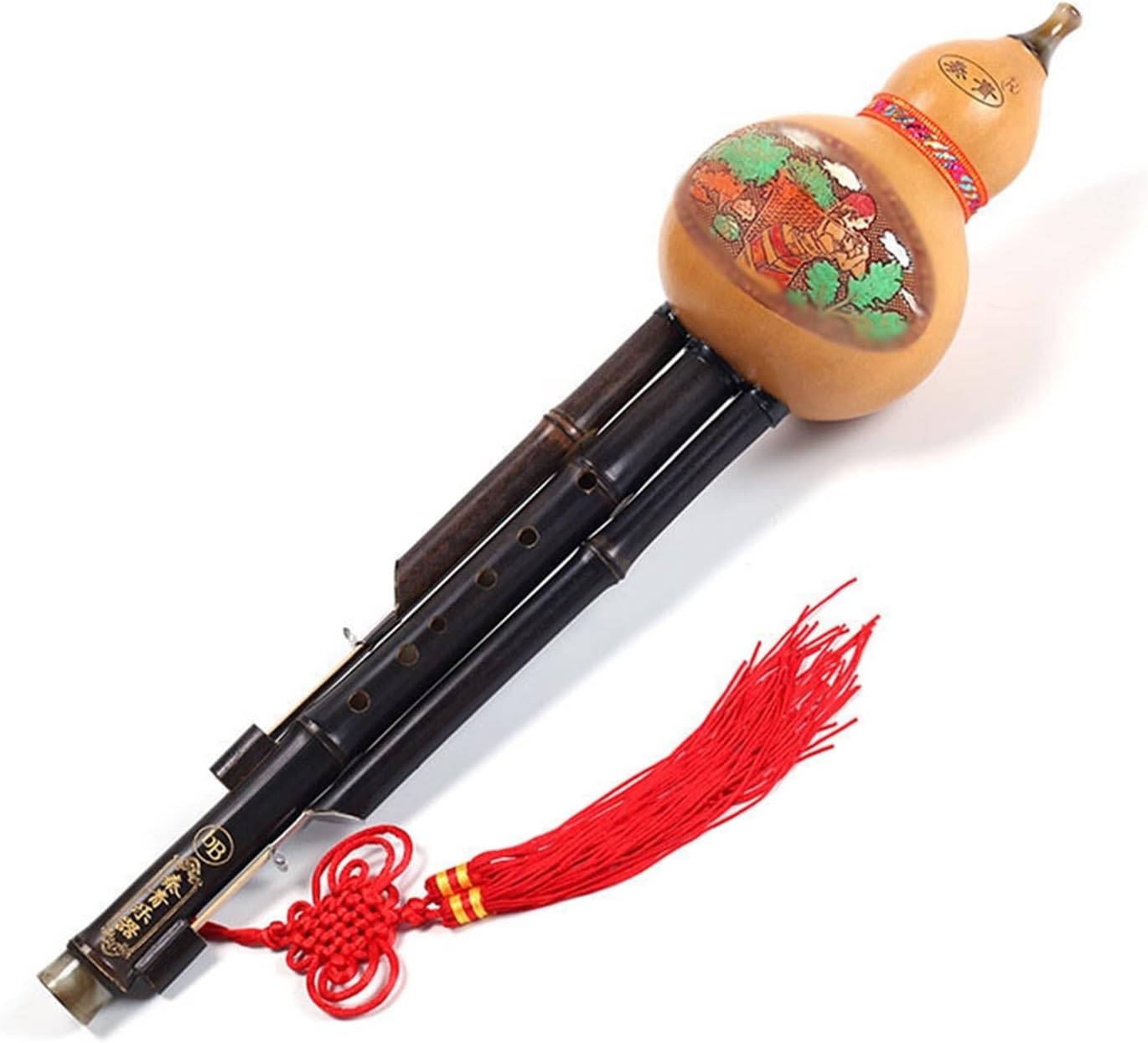 B/C/Dkey Classic Chinese Handmade Hulusi Gourd Cucurbit Flute Ethnic ...