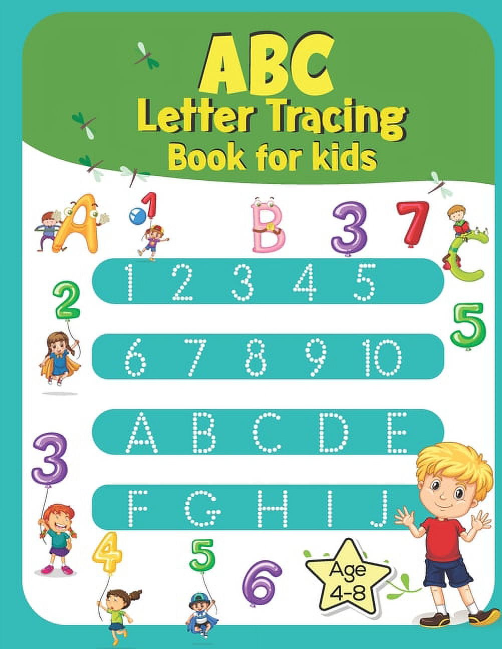 A B C Number Tracing Book for kids: Letter Tracing & Handwriting ...