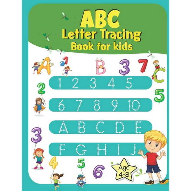 A B C Number Tracing Book for kids: Letter Tracing & Handwriting ...