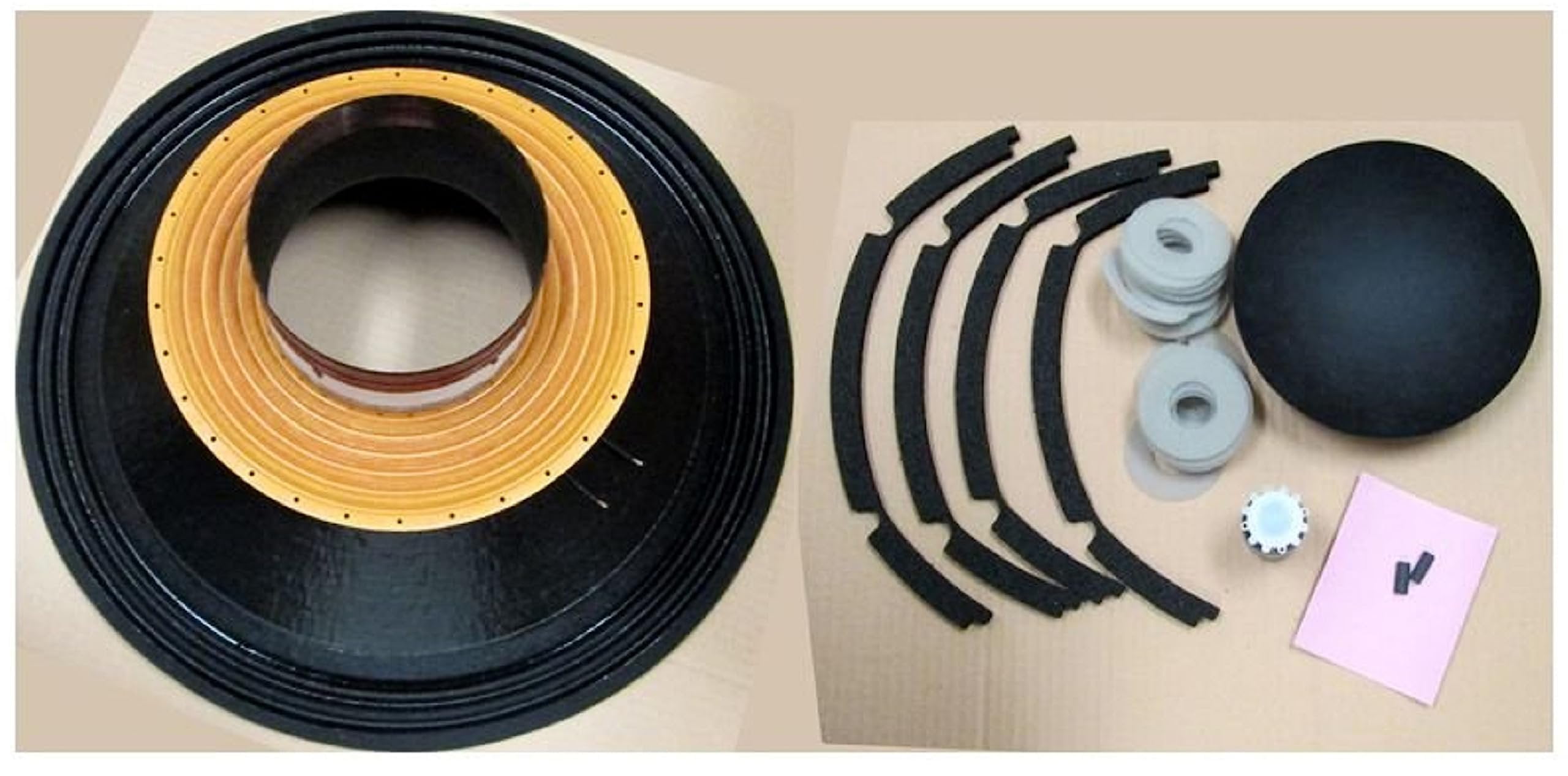 B&C Speakers RCK21SW1528 Voice Coil & Cone Complete Rebuild Kit for B ...
