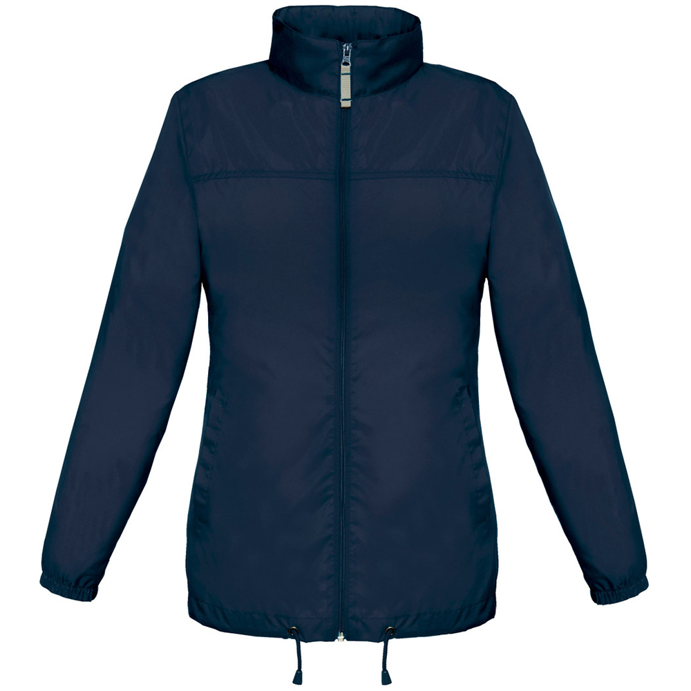 B&C Womens Sirocco Lightweight Windproof Water Repellent Anorak Jacket ...