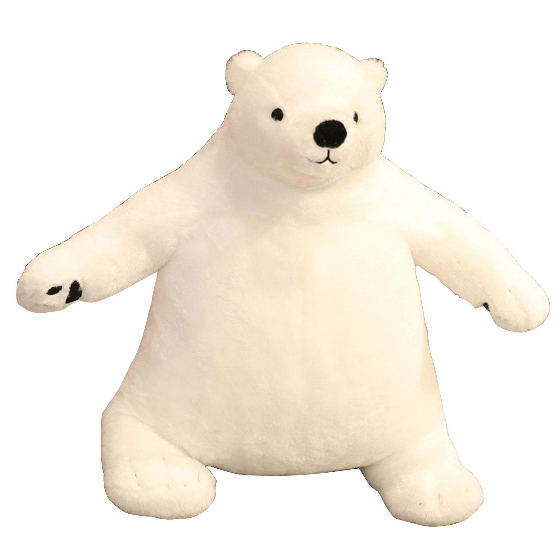 B-CREATOR Djungelskog Bear Plush Toy - (31.5inches, White) Realistic ...