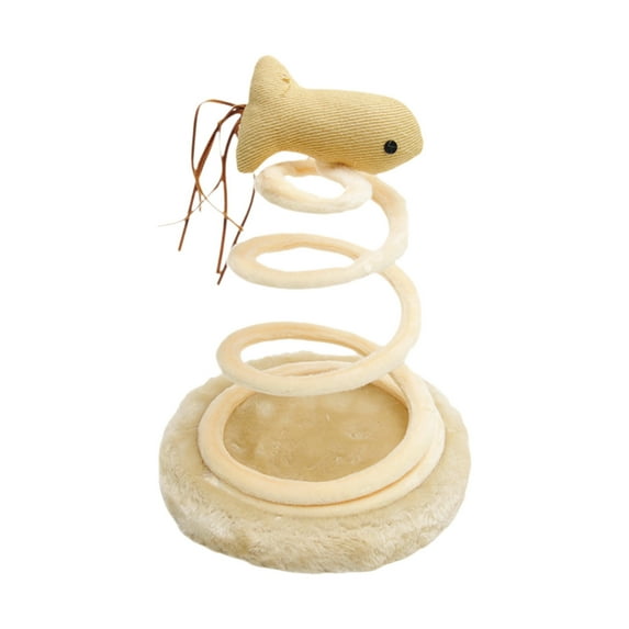 B Cats Toy Fuzzy Toy With Spring Plates Interactive Pet Toys For Cats ...