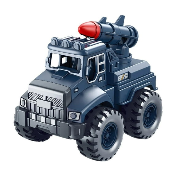 B Childrens Simulation Military Vehicle Toy Car Inertia Drive Model ...
