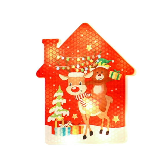 B Christmas Led Window Decor String Light Snowflake Design Battery ...