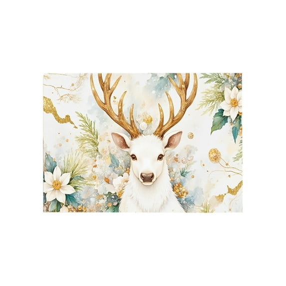 B Christmas Placemat Festive Table Mat With Polyester Material, Insulation Layer And Holiday ...