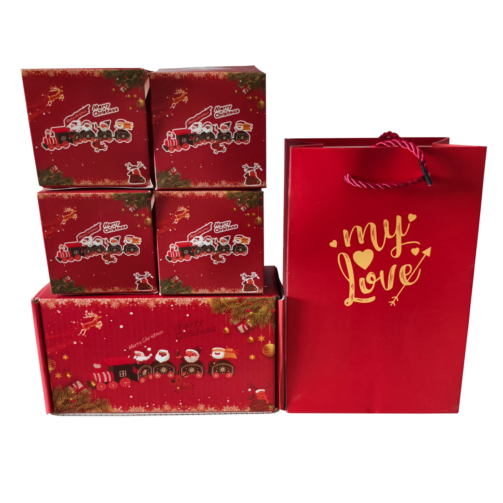 B Christmas Surprise Box Gift Box Bounce Box With 10-Piece Bounce Boxes ...
