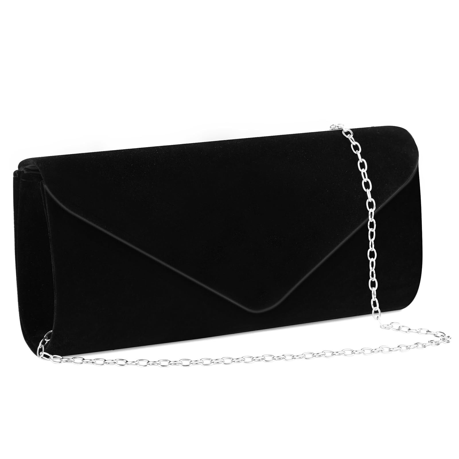 B Clutch Purses For Women - Velvet Suede Envelope Crossbody Evening ...