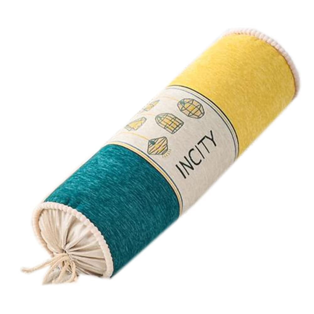 B Creative Round Long Bolster Pillow Bed Decorative Cervical Neck Roll ...