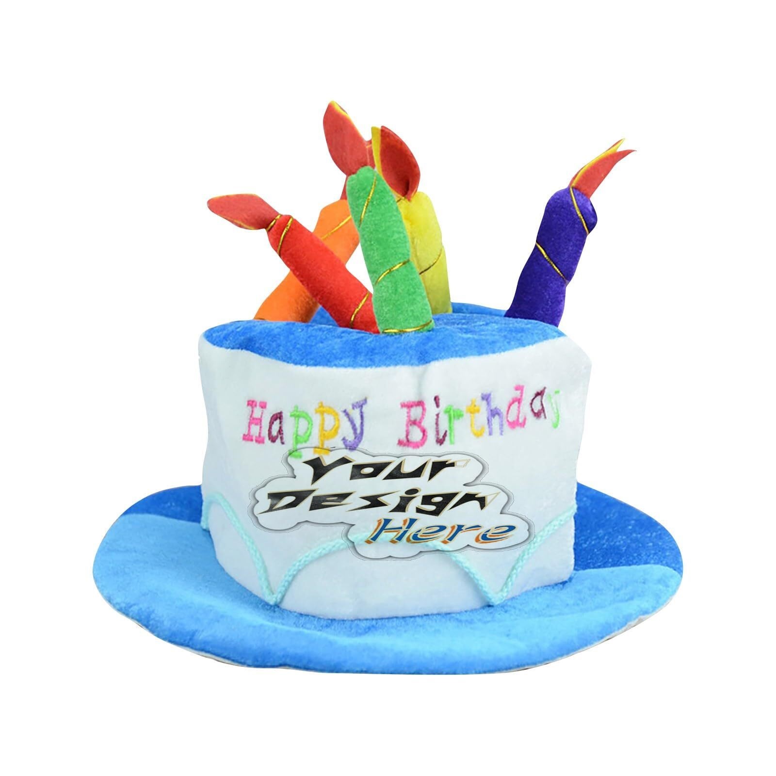B Custom Text Party Hats For Adults,Personalized Embroidery Name Party ...