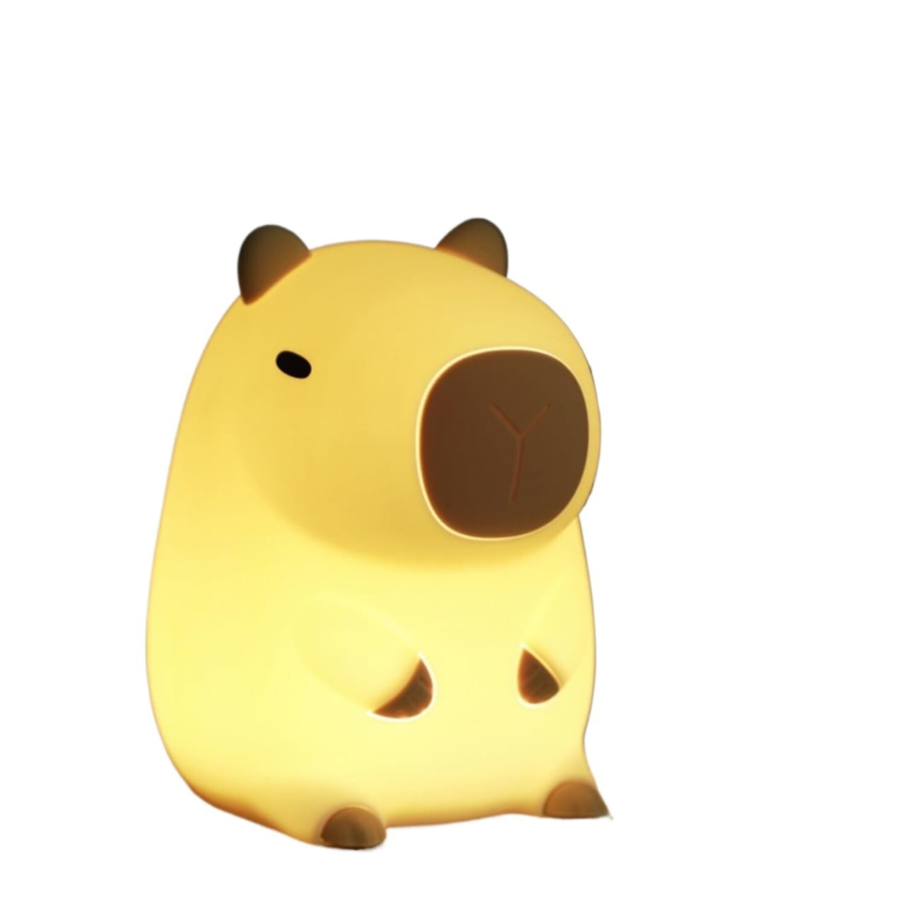 B Cute Capybara lamp,Squishy Capybara Night Light LED Rechargeable ...
