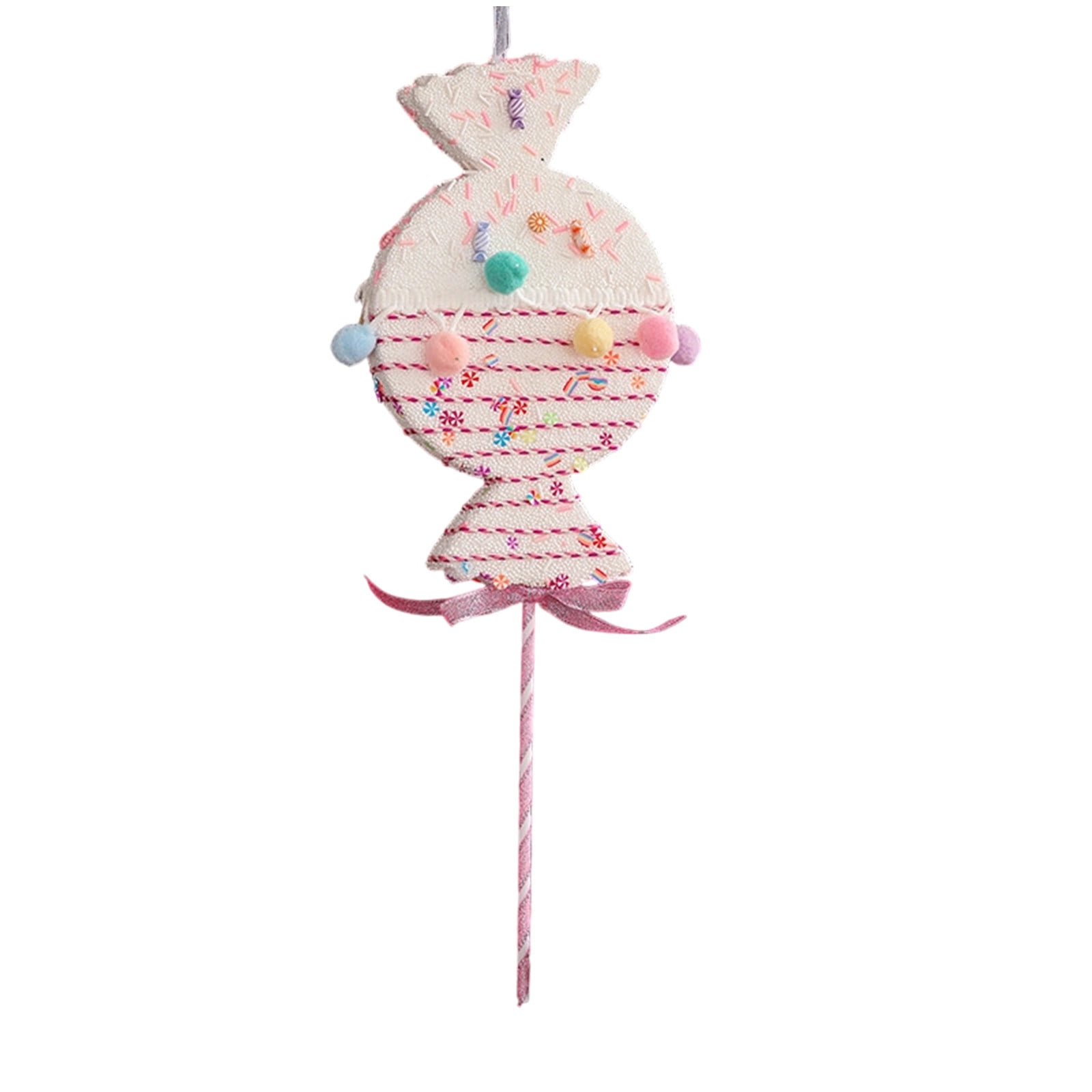 B Cute Pink Cartoon Macaron Foam Candy Christmas Ornament, Sweet And ...