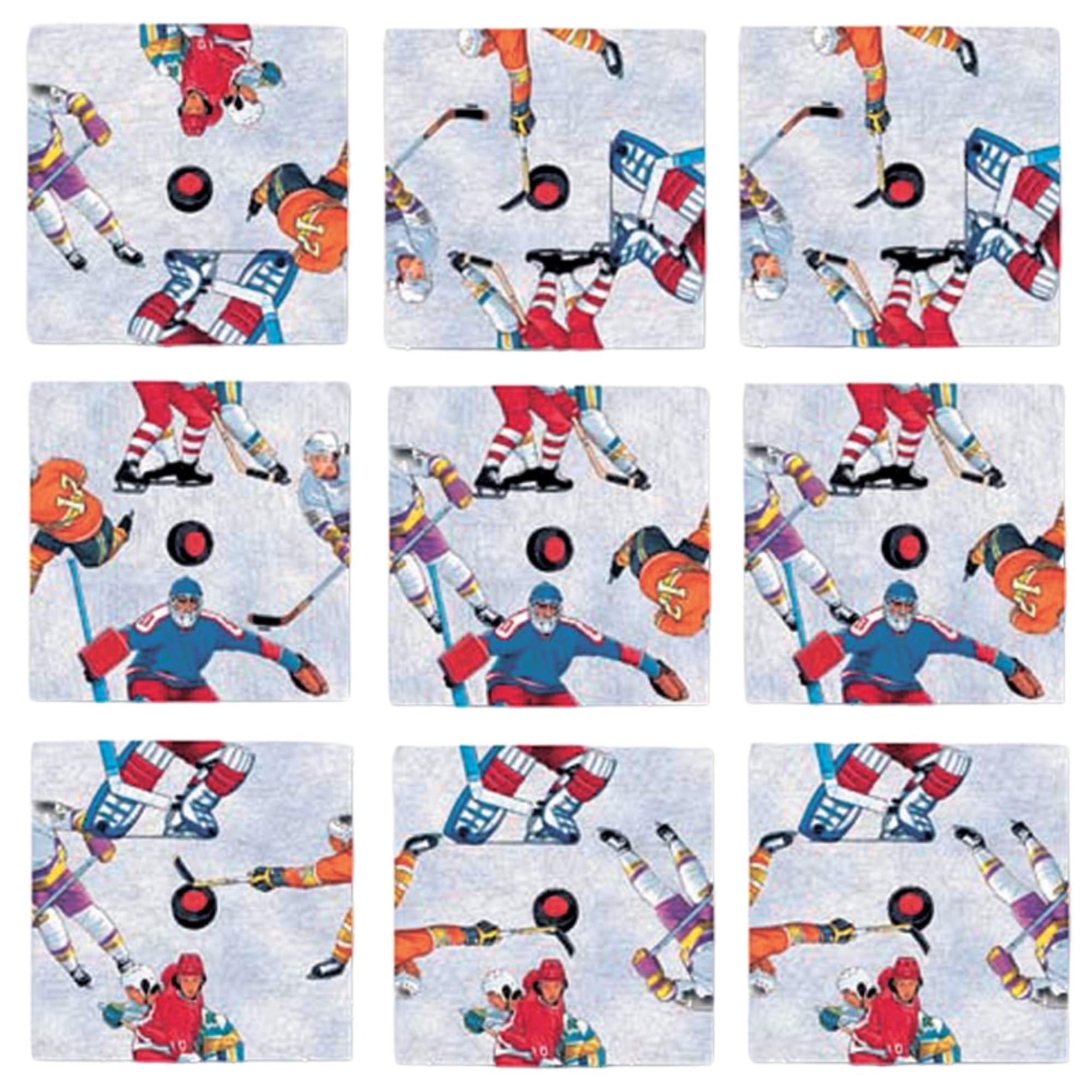 B. Dazzle -Hockey -9 STF9 Piece Scramble Square Puzzle - Challenging ...