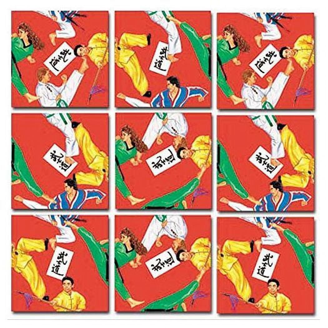 B Dazzle Scramble Squares 9 Piece Puzzle - Martial Arts - Walmart.com
