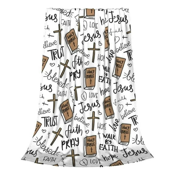 B Decorative Inspirational Throw Blanket For Bed Sofa Cozy Warm Soft ...