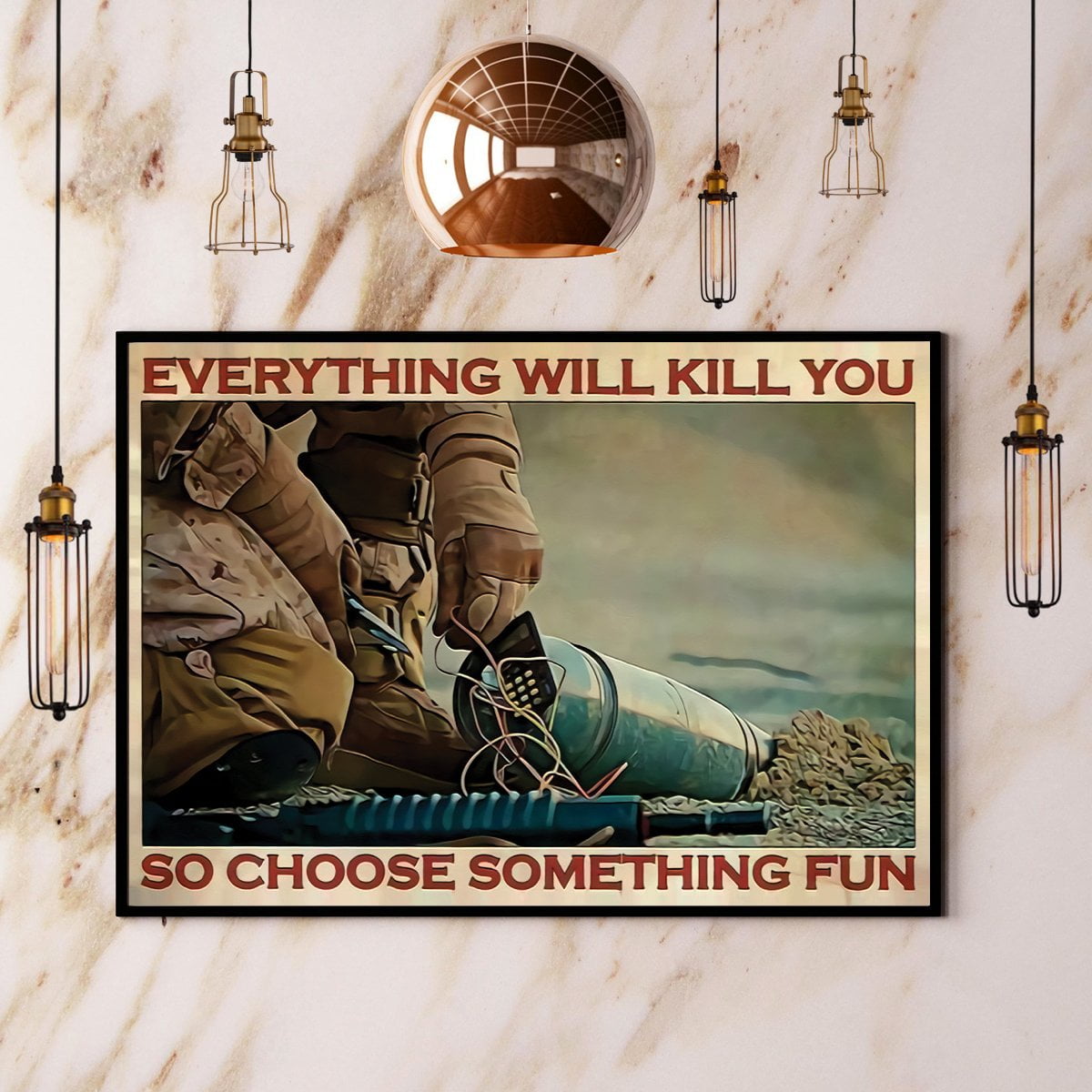 B-Defusal Everything Will Kill You Choose Something Fun Paper Poster No ...
