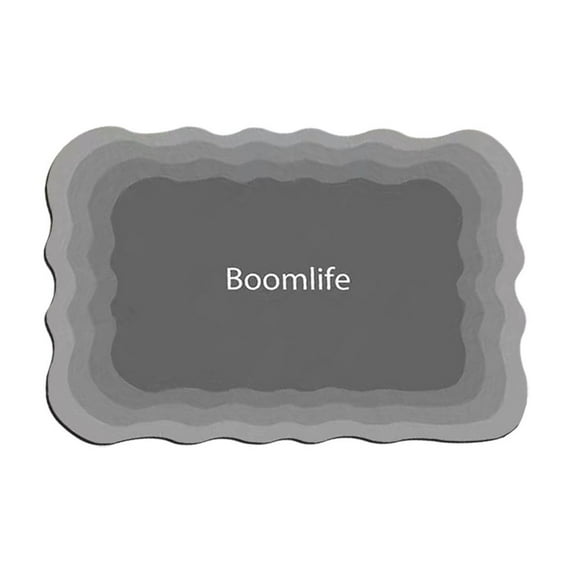 B Diatom Mud Bathroom Floor Mat Household Water Absorbing Quickly ...