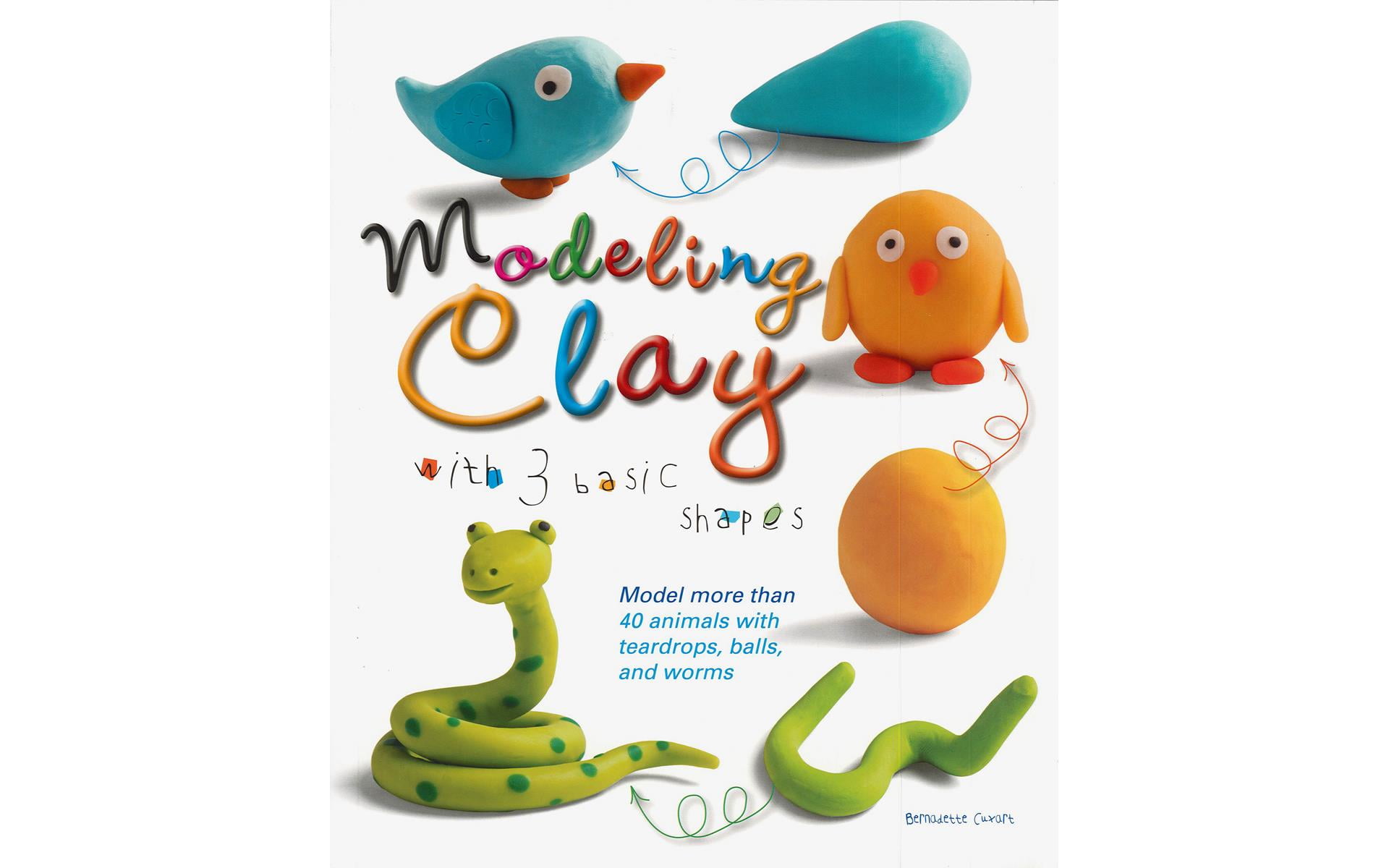 B.E.S. Pub Modeling Clay With 3 Basic Shapes Bk - Walmart.com