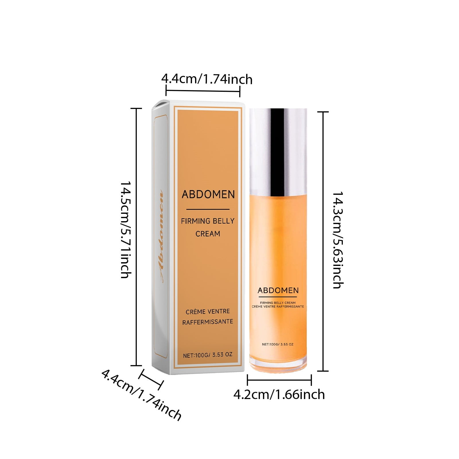 B-FLAT Belly Firming Cream - Skin Tightening & Cellulite Cream for ...