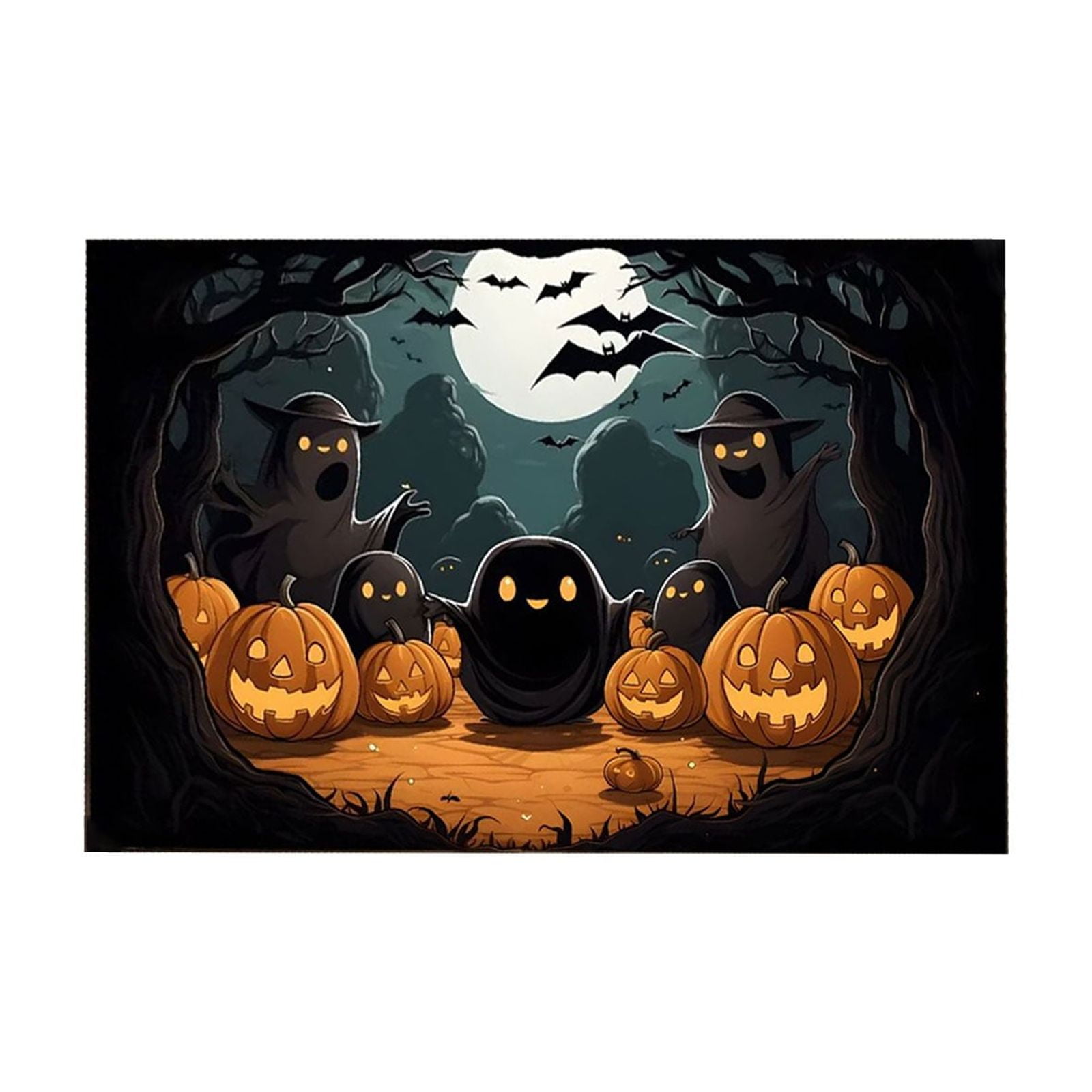 B Fall Pumpkin Doormat Non Slip Kitchen Floor Mat Bathroom Porch ...