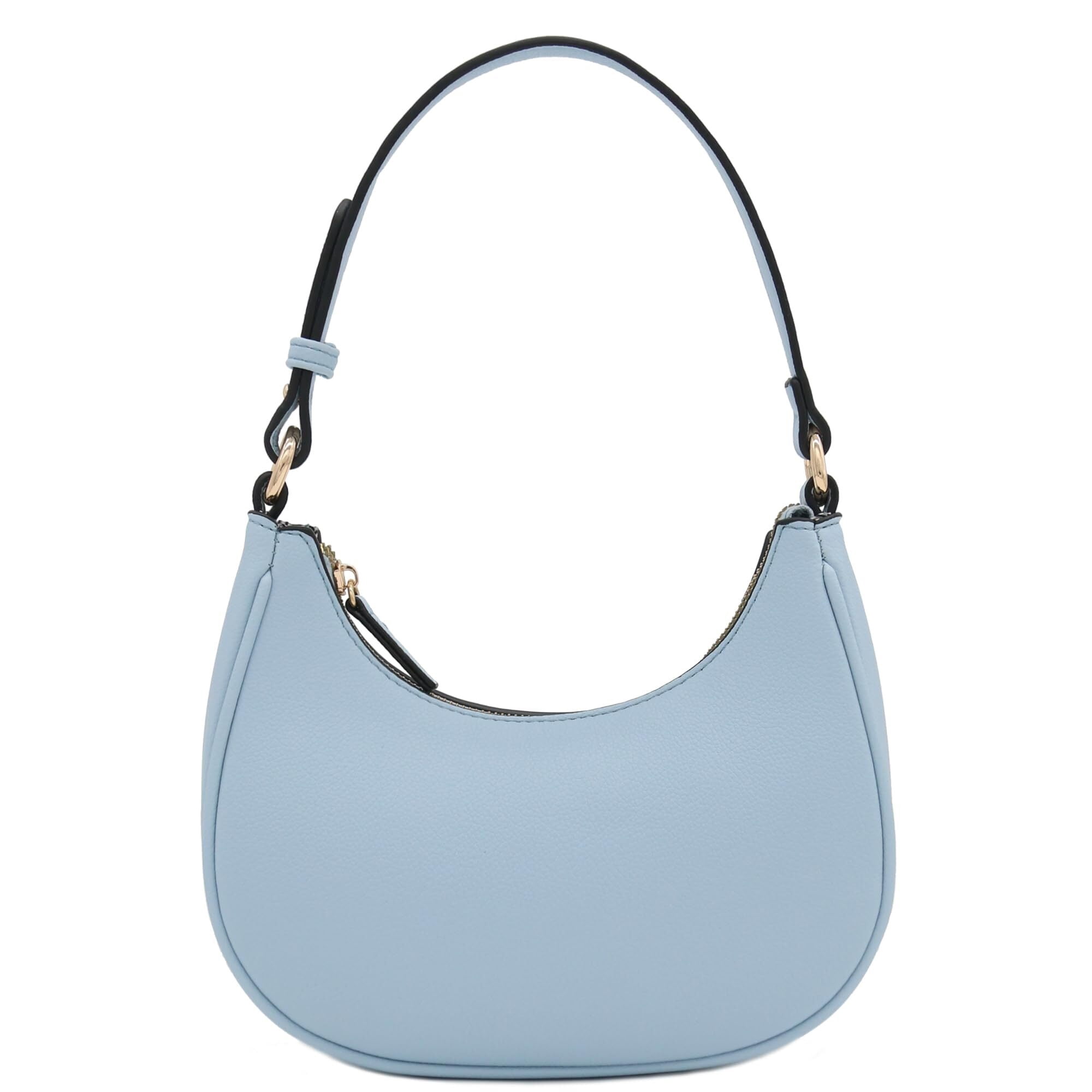 B FashionPuzzle Small Crescent Shoulder Bag Underarm Purse (Black ...