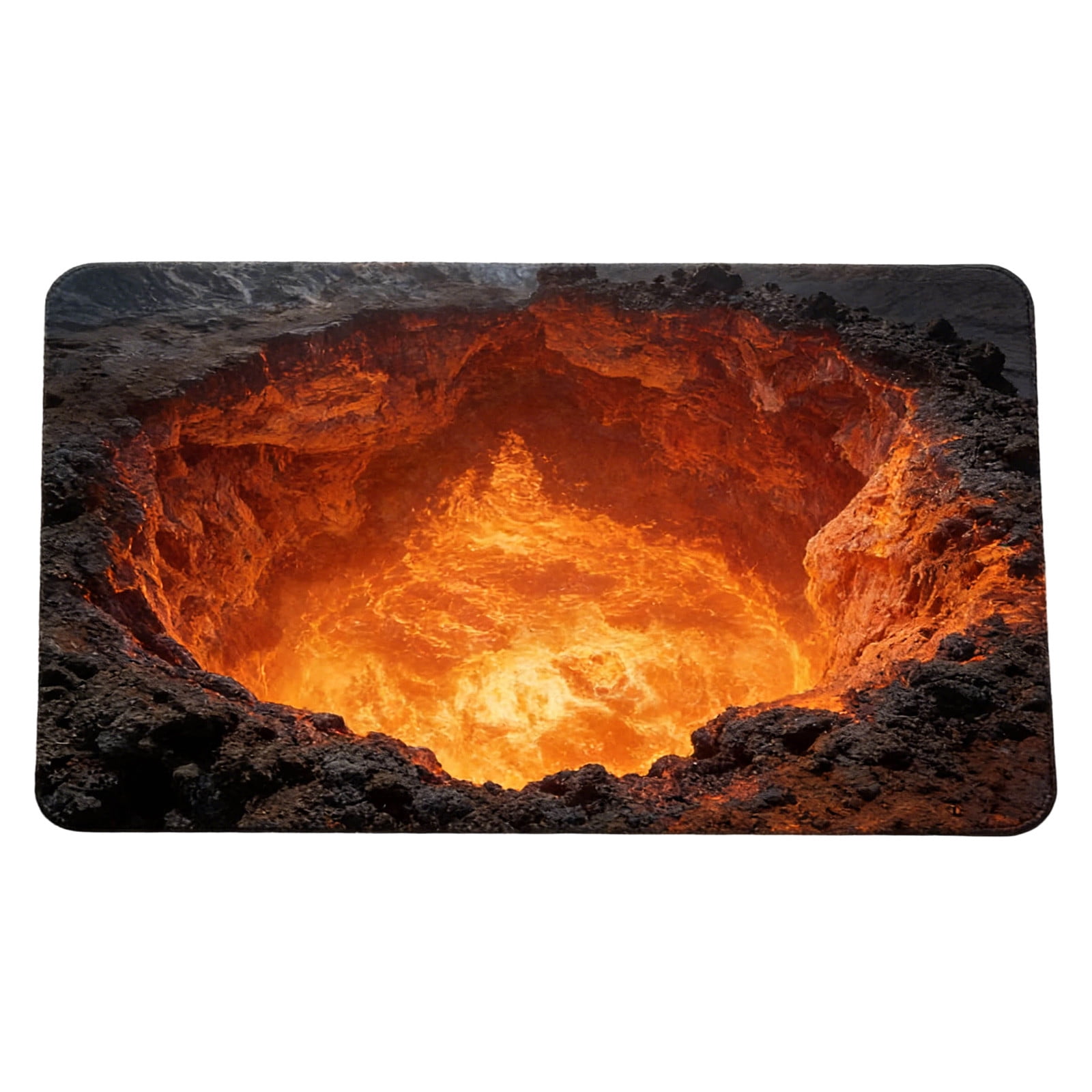 B Floor Mat Featuring An Optical Art Design That Creates An Illusion Of ...