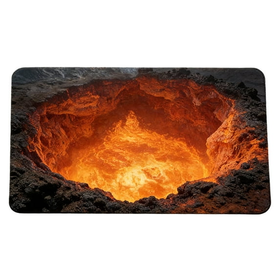 B Floor Mat Featuring An Optical Art Design That Creates An Illusion Of ...