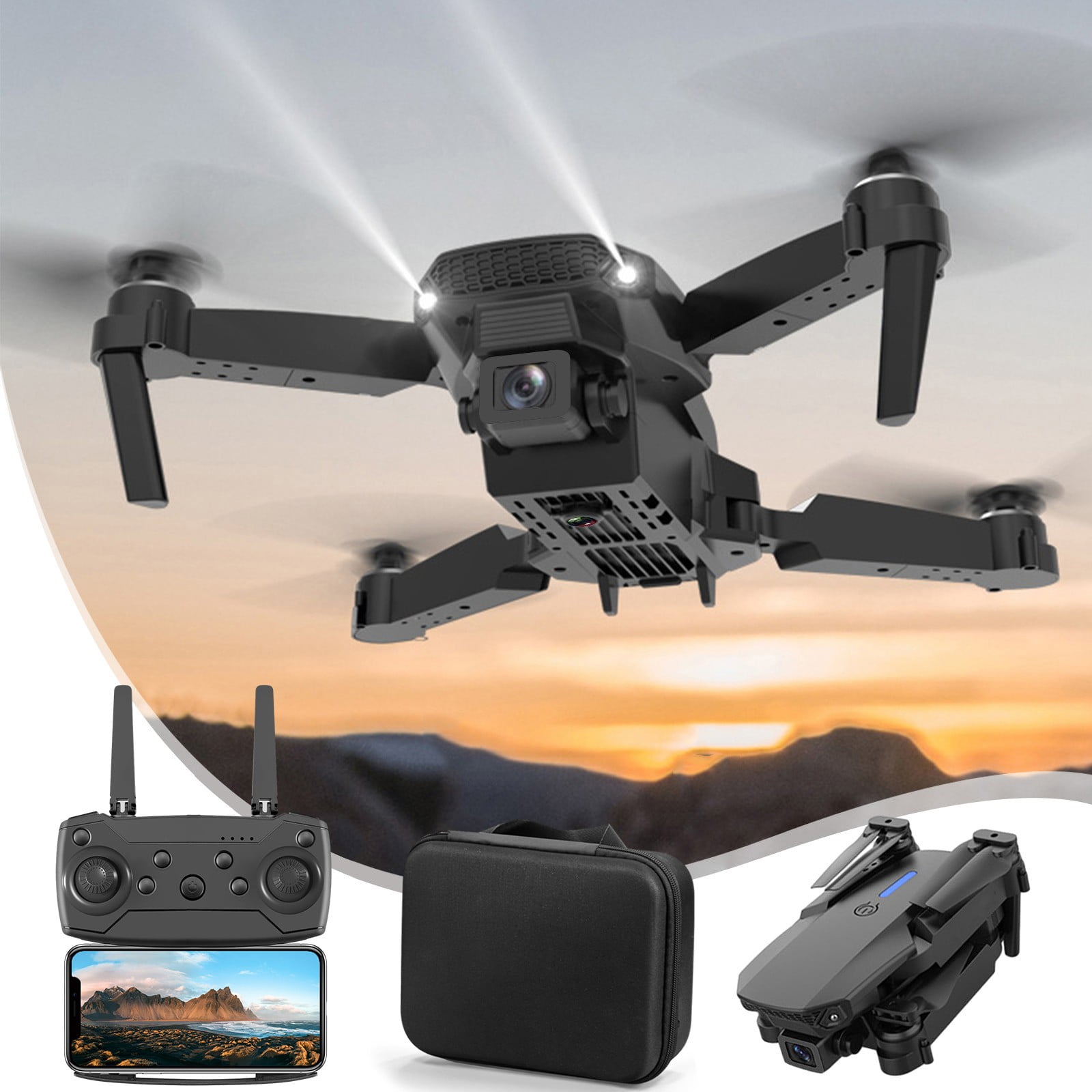 B Foldable Fpv Drone With Hd Camera Wifi Transmission And Remote ...