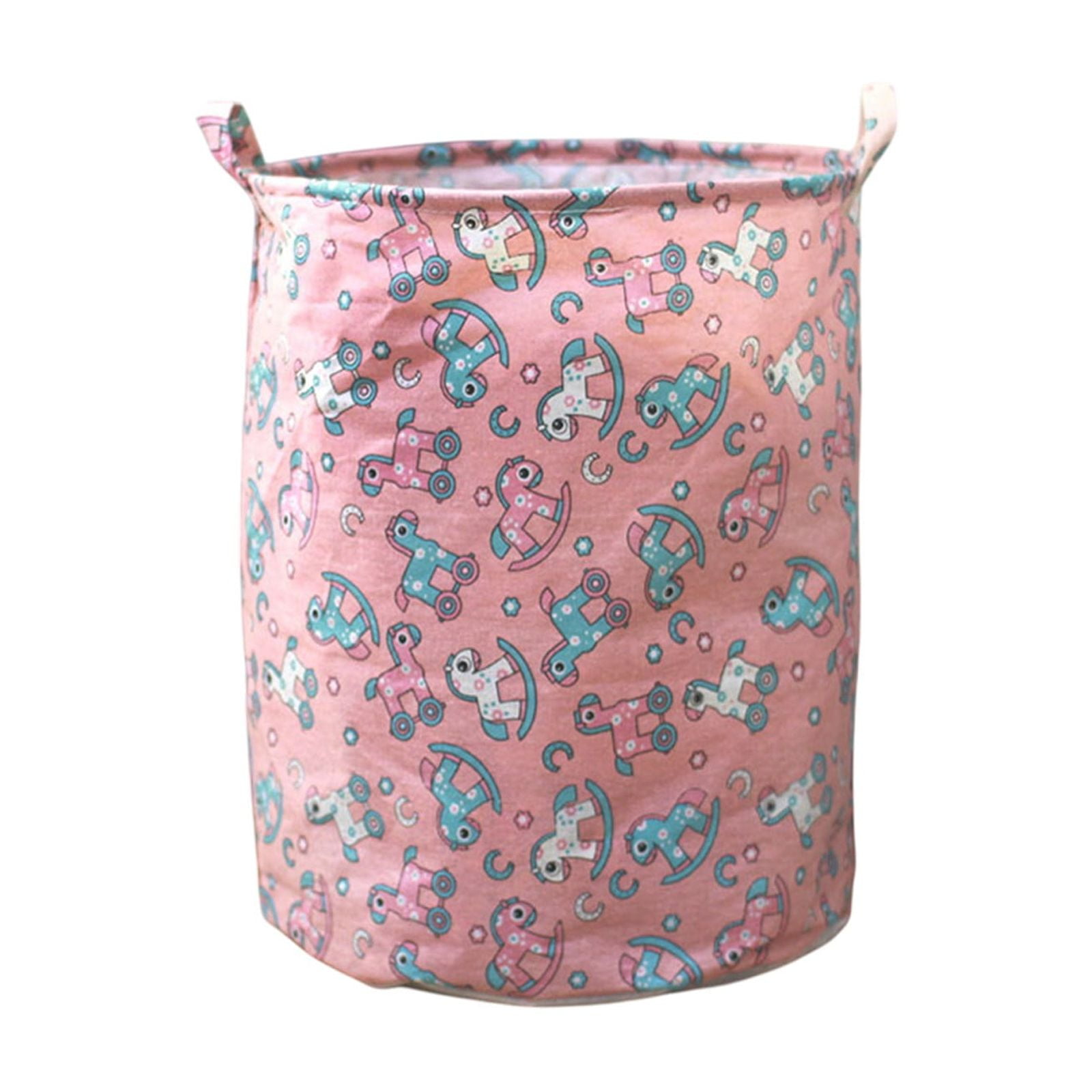 B Foldable Multicolor Storage Basket With Handle For Family And ...