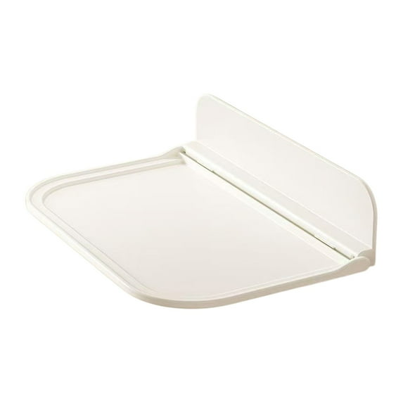 B Foldable Storage Rack Wall Mounted Folding Shelf For Bathroom Towels ...