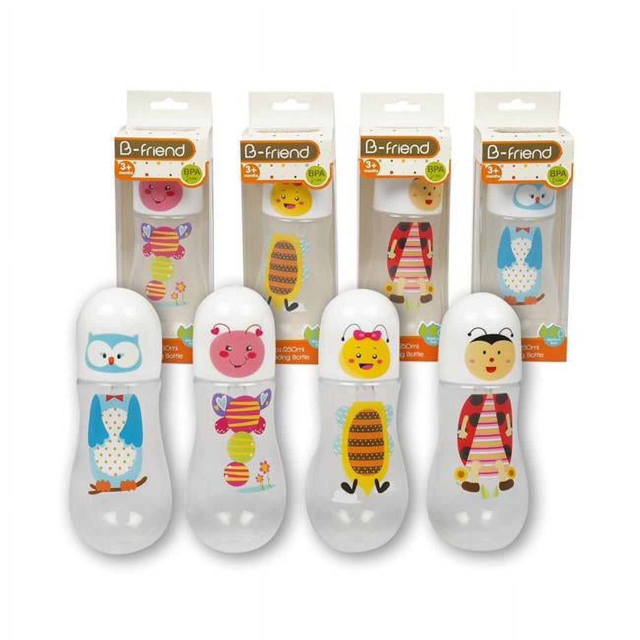 B-Friend 2342702 9 oz Baby Bottle, Assorted Style - Case of 48 ...