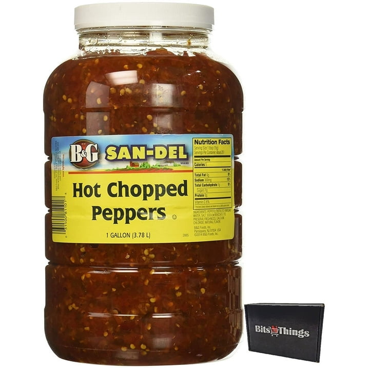 B&G San-Del Hot Chopped Peppers - 1 Gallon - Walmart.com