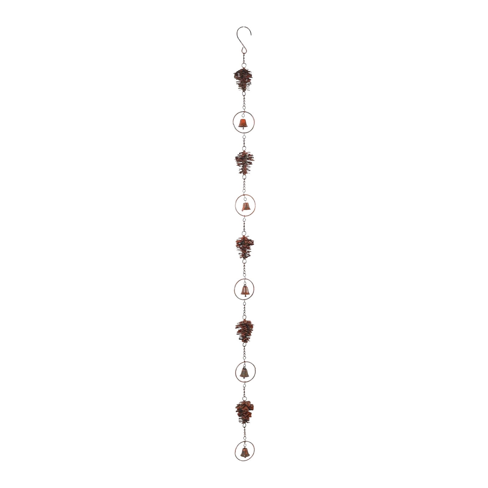 B Garden Rain Chain With Umbrella And Pinecone Shapes Made Of Iron ...