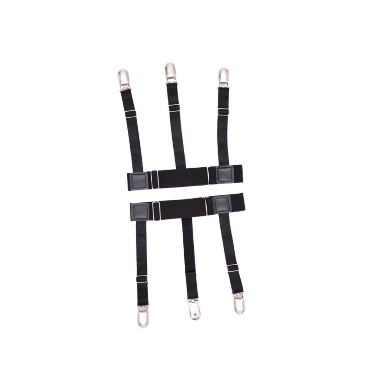 B Garter Clip Women's Garter Belts Men's Shirt Keepers Elastic Nylon ...