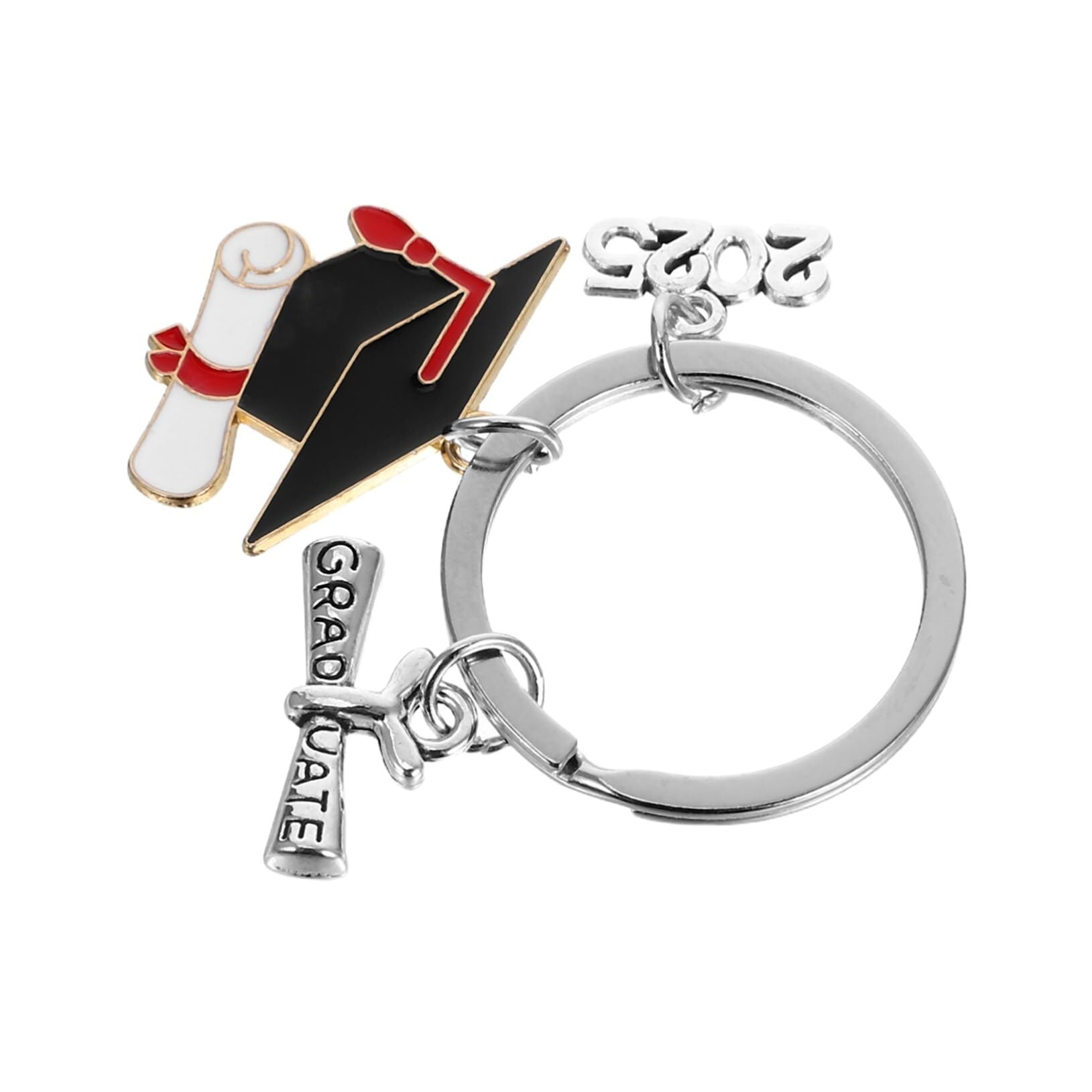B Graduation Cap Keychain Unique Keepsake for Graduates Durable Design ...