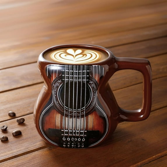 B Guitar Design Mug For Coffee Or Tea Enthusiasts Includes 1 Mug ...