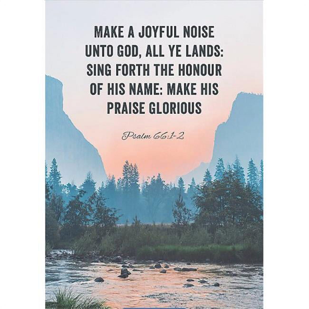 B & H Publishing 168053 Bulletin-Make His Praise Glorious - Psalm 66-1 ...