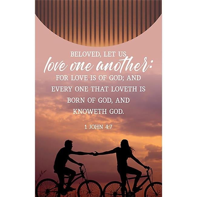 B&H Publishing 224546 Bulletin - Beloved Let Us Love One Another - Pack of 100 - Walmart.com