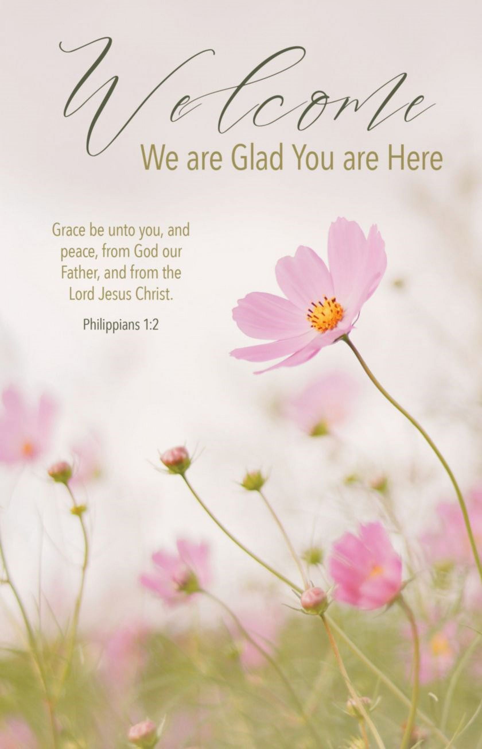 B&H Publishing 38148X Welcome We Are Glad You Are Here Philippians 1-2 ...