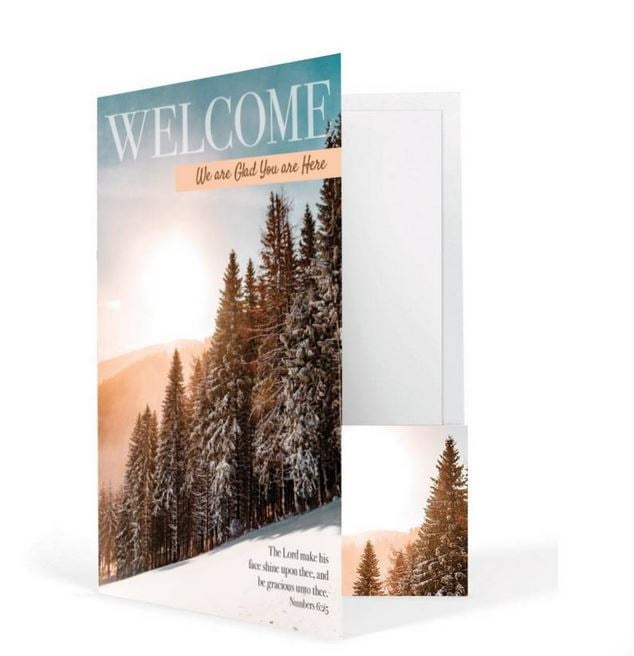 B&H Publishing 38150X We Are Glad You Are Here Welcome Folder - Numbers ...