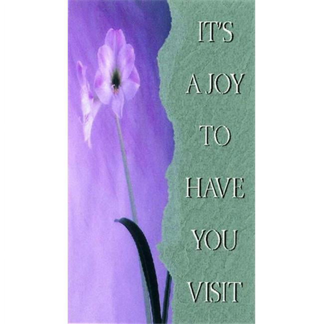 B & H Publishing Group 465155 Pew Card Its A Joy To Have You Visit ...